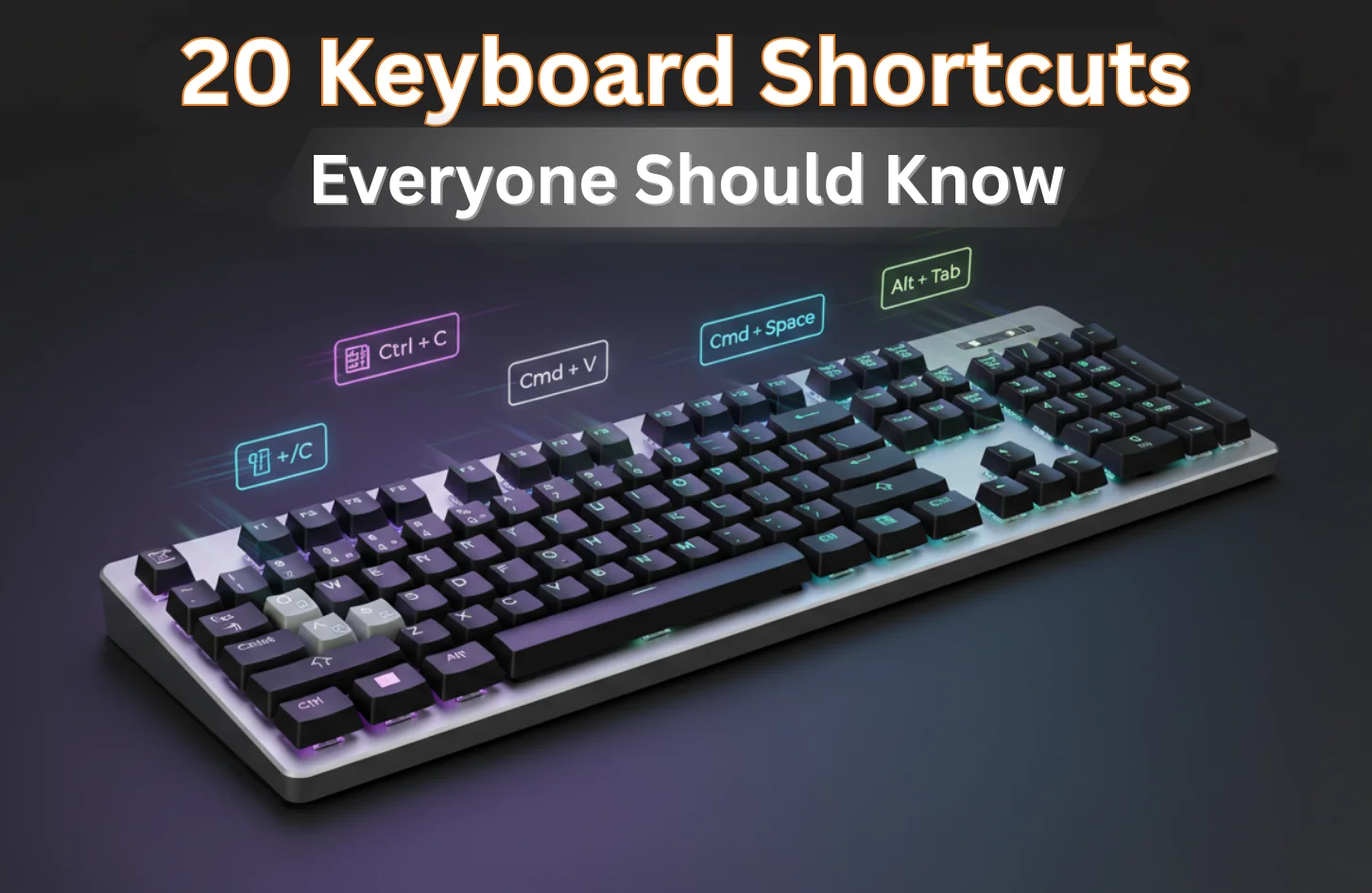 Top 20 Keyboard Shortcuts Everyone Should Know – Boost Productivity