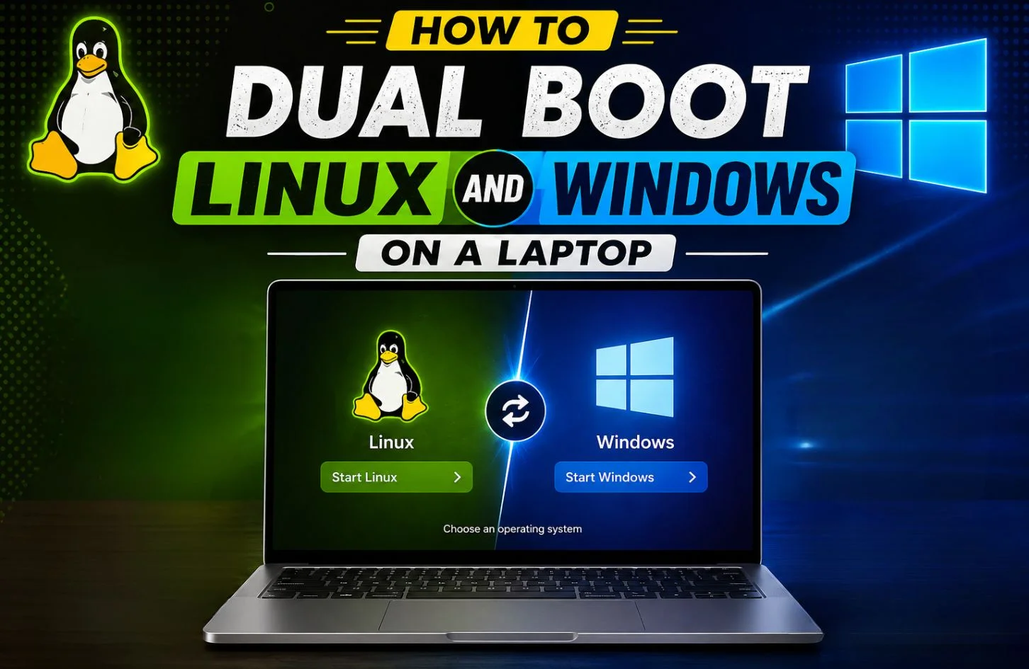 How to Dual Boot Linux and Windows on a Laptop – Complete Setup Guide